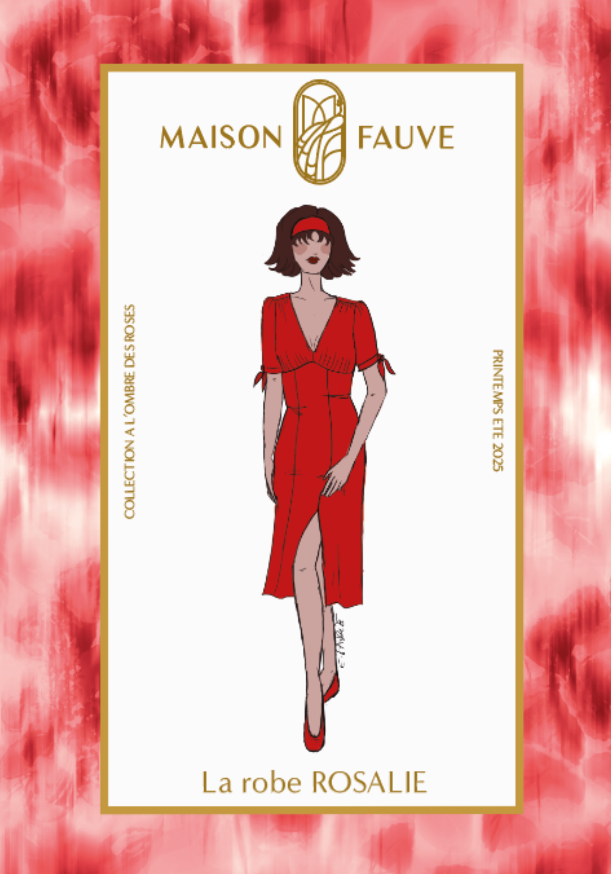 Rosalie Dress Sewing Pattern - Paper Pattern – Maison Fauve UK