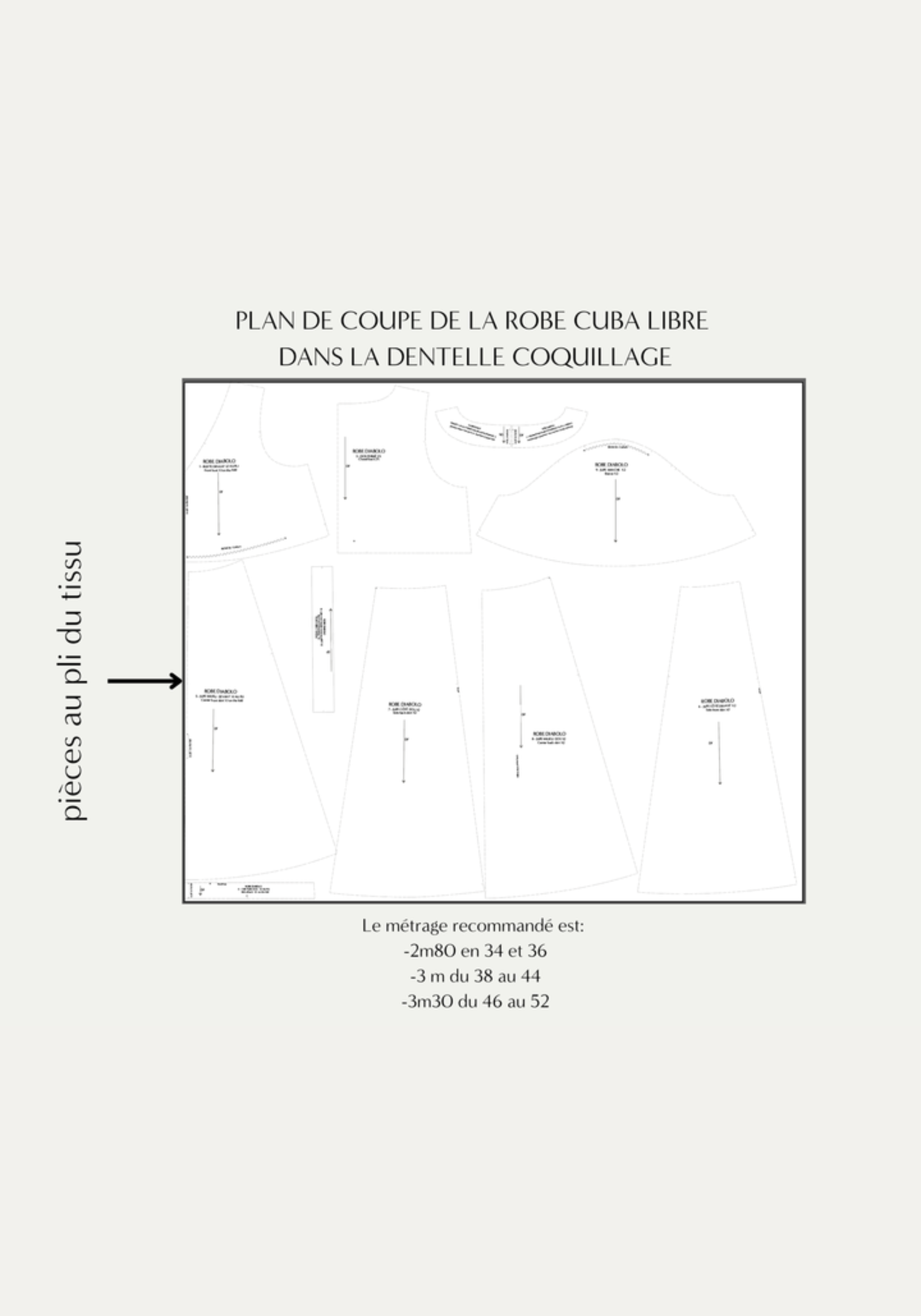 Cuba Libre Dress Paper Sewing Pattern – Maison Fauve UK