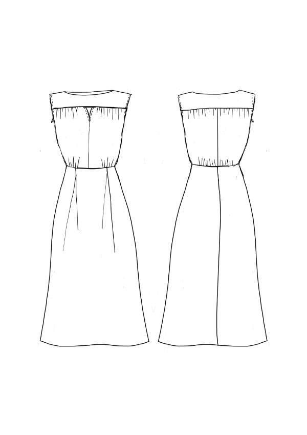 Haut Vol Dress Paper Sewing Pattern – Maison Fauve UK