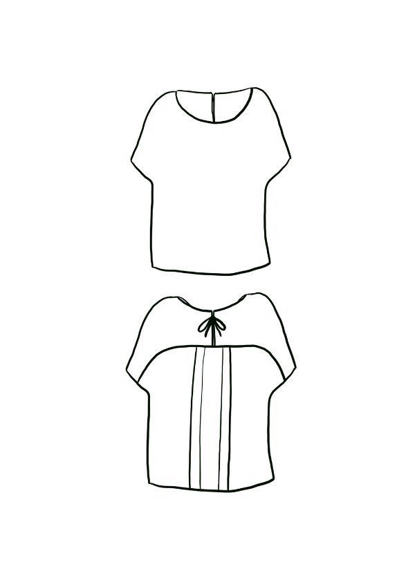 Palma Top Paper Sewing Pattern (Special Beginner) – Maison Fauve UK