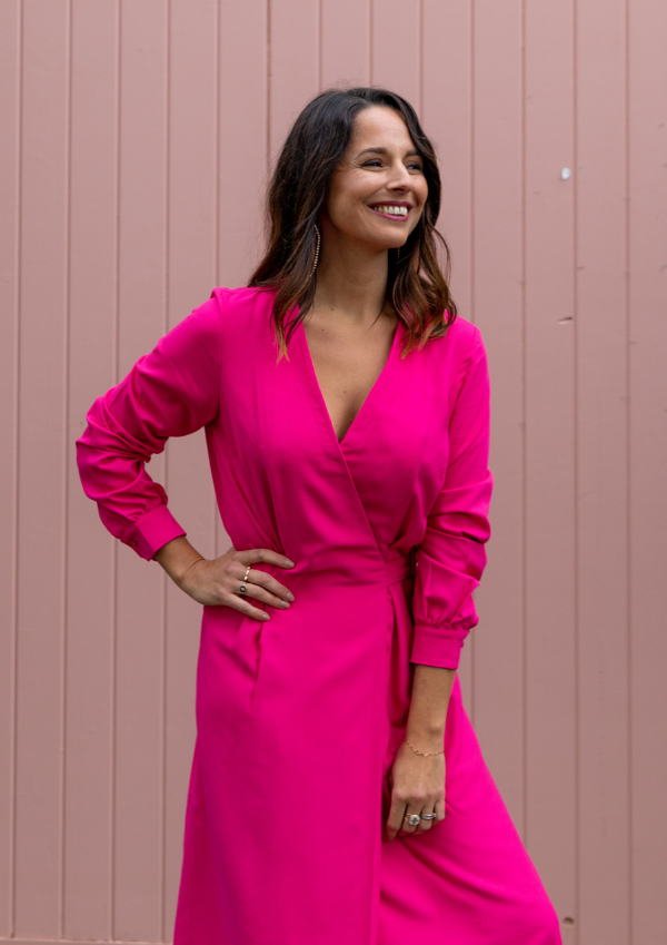 Soho Wrap Dress Paper Sewing Pattern – Maison Fauve UK