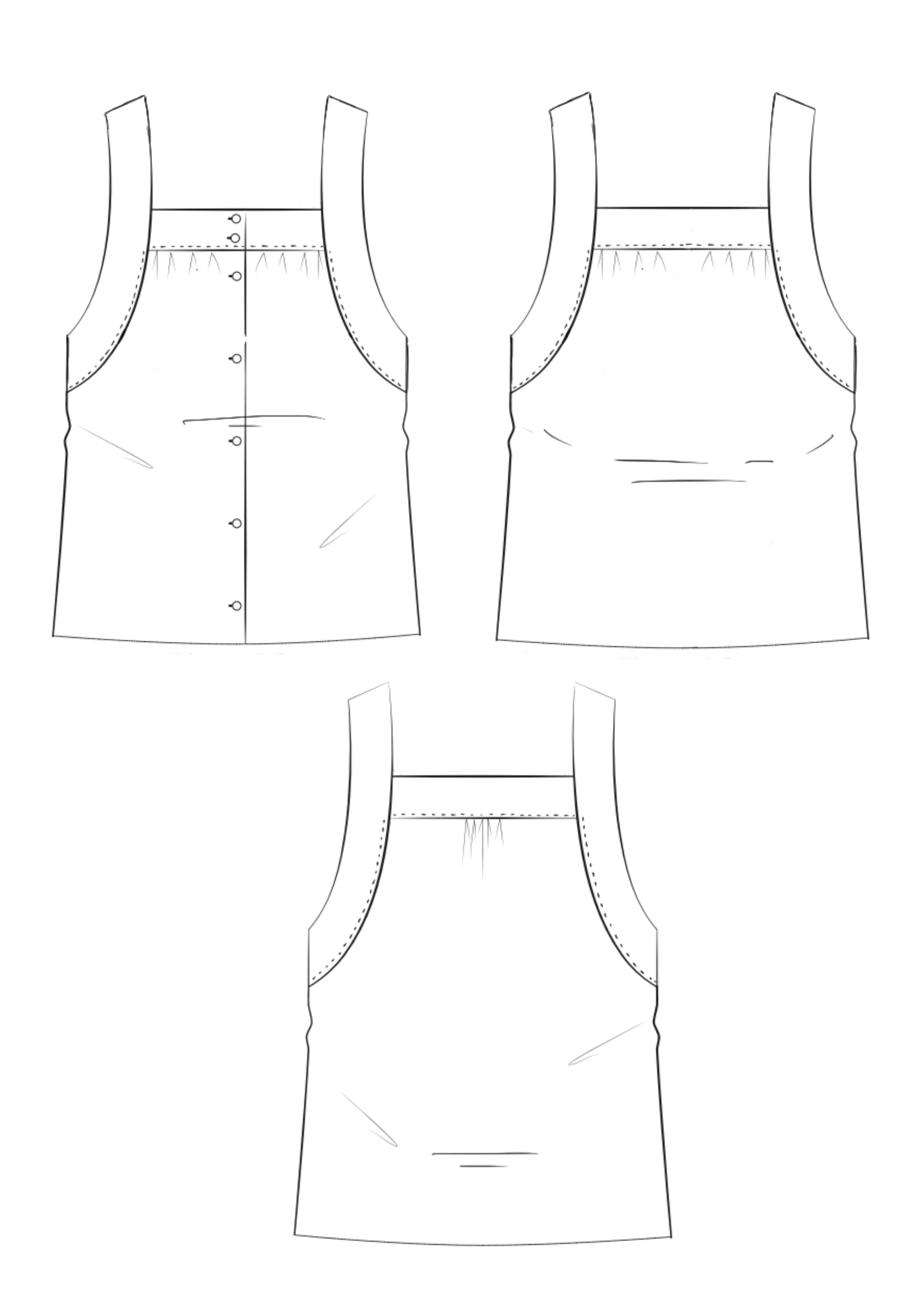 Salto Top Paper Sewing Pattern – Maison Fauve UK